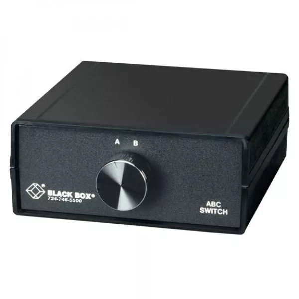 The Music People B2B - 10-Mbps ABC Manual Switch - BLACK BOX