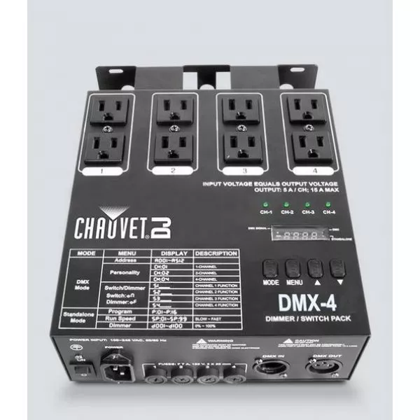 The Music People B2B - CHAUV DJ DMX4 - Chauvet